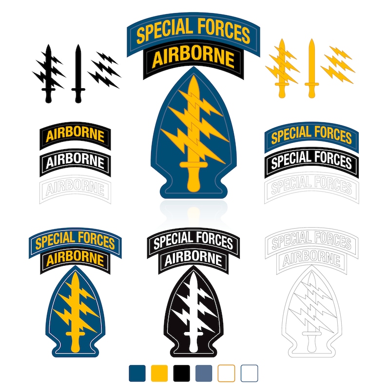 1st Special Forces Command (airborne) Logo - SVG - Digital Download - Etsy