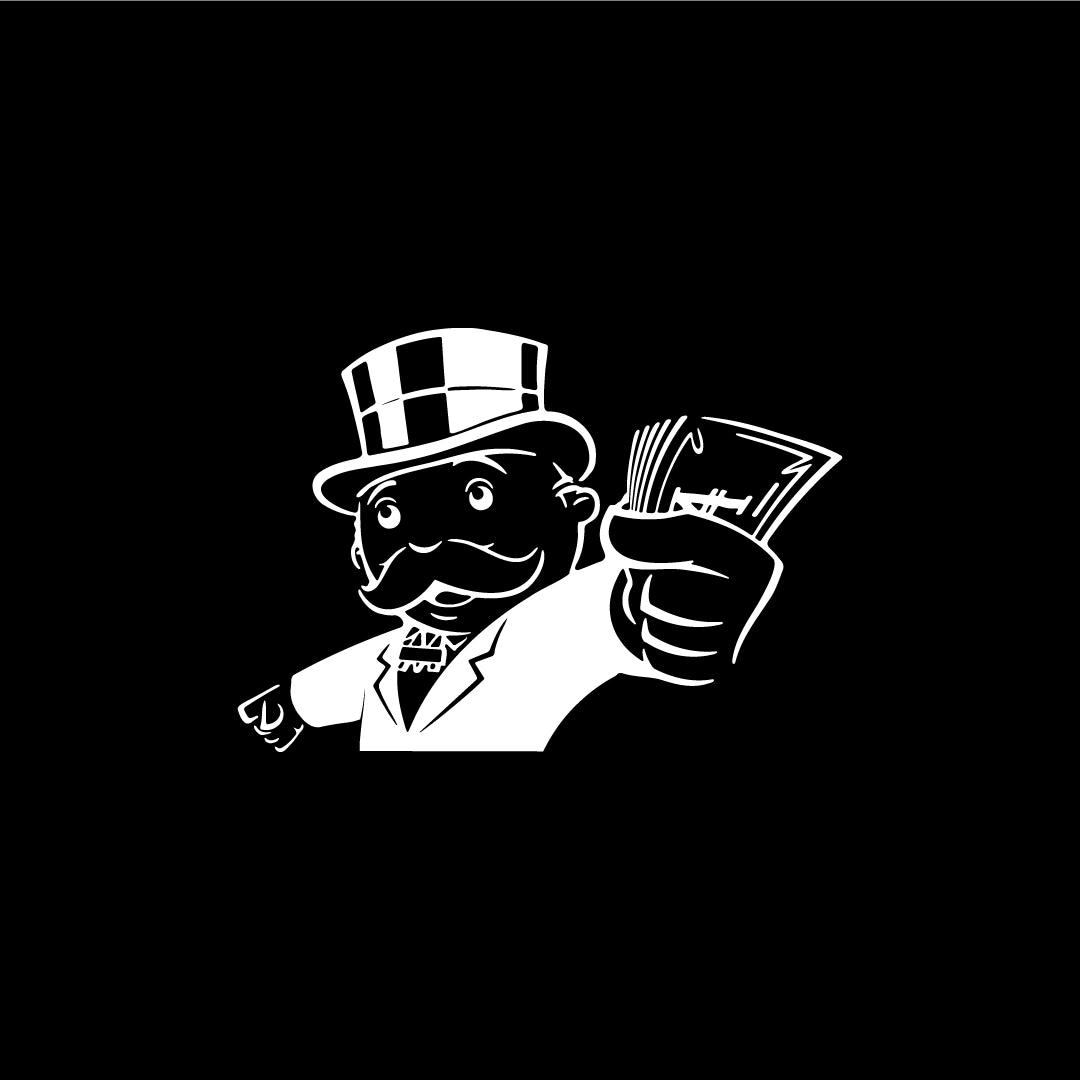 Monopoly Man - SVG & DXF Digital Download | Monopoly Man Money Design ...