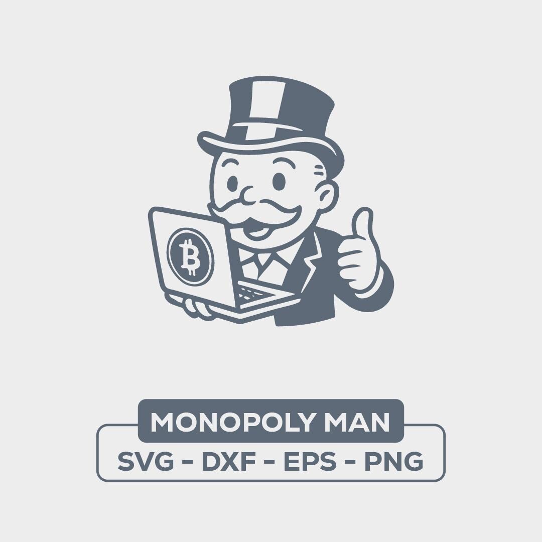 Monopoly Man SVG - Etsy
