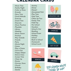 Ultimate Pink Kids Chore Chart Bundle - Calendar and Chore Charts for ...