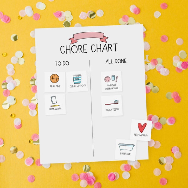 Chore Cards - Etsy