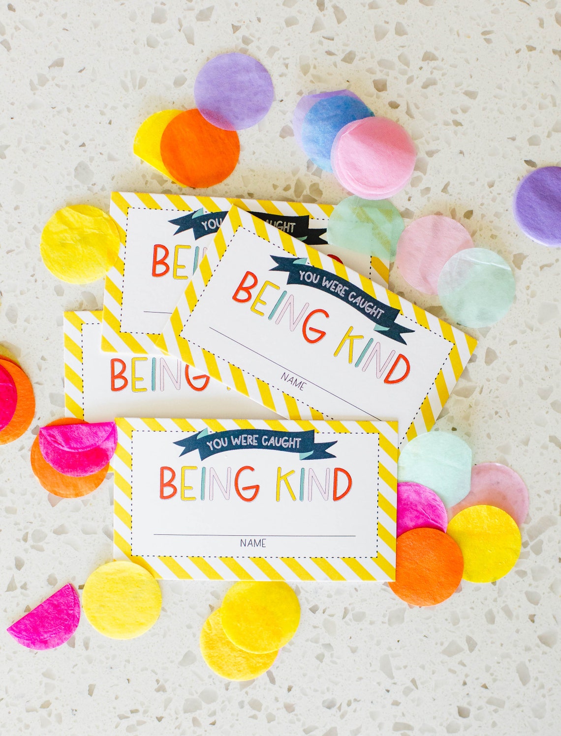 Kindness Card Caught Being Kind School Random Acts of - Etsy