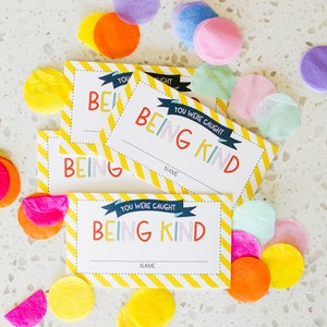 Kindness Card - Caught Being Kind - School Random Acts of Kindness - Etsy