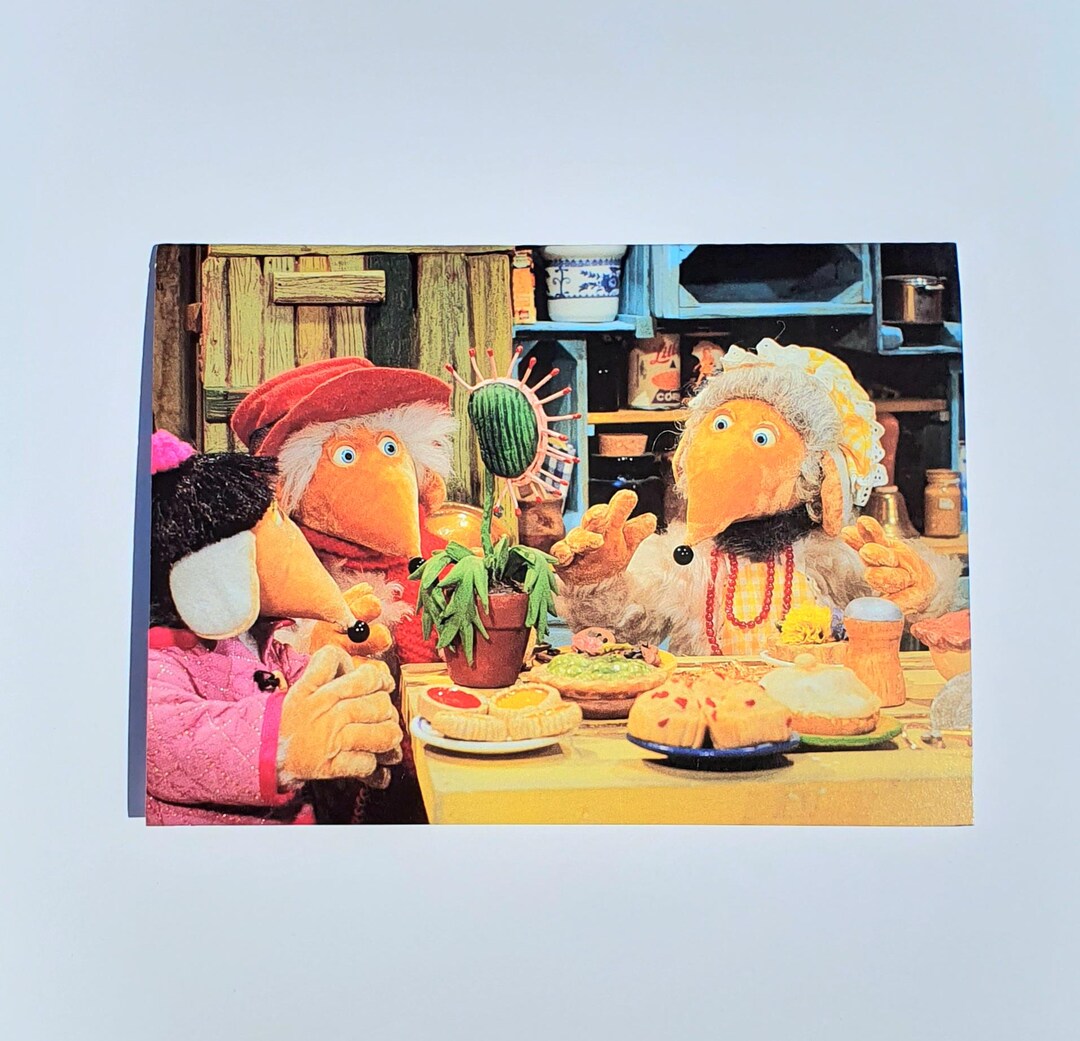 Upcycled Womble Greeting Card - Etsy