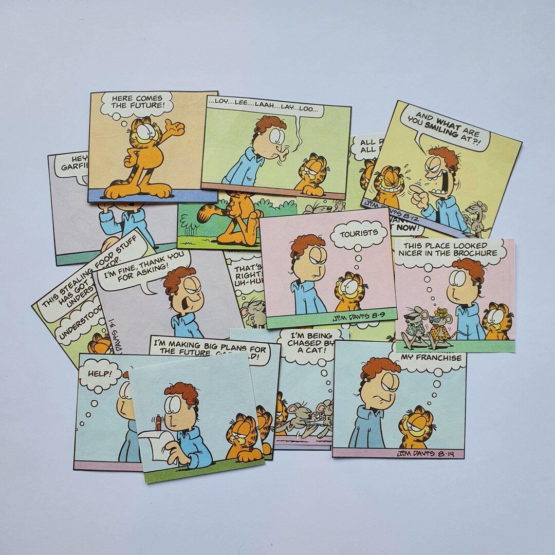 Garfield Cut Outs 20 Pieces - Etsy