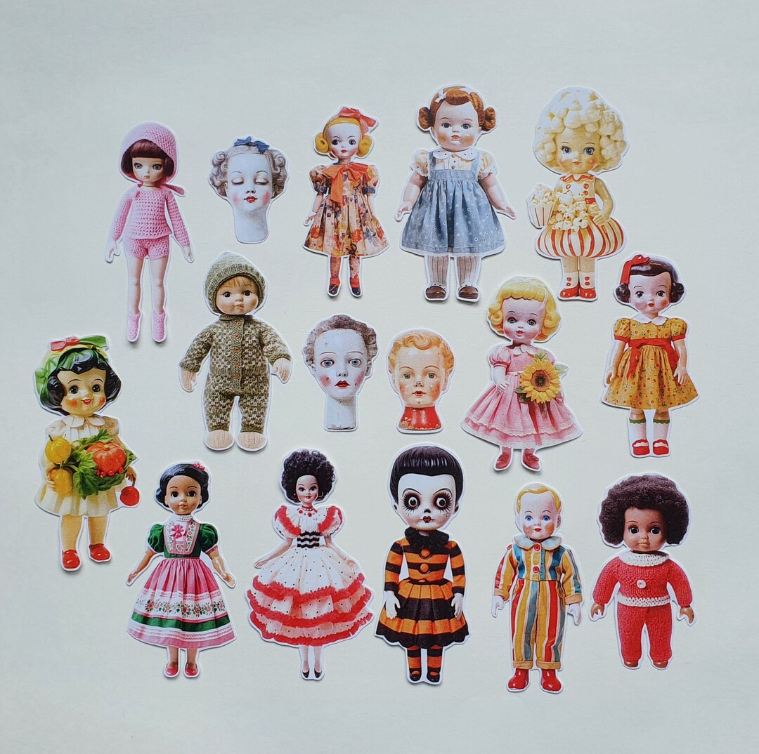 Dolly Scramble Sticker Set 1 - Etsy