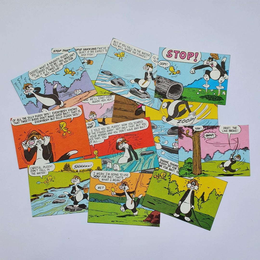 Sylvester and Tweety Bird Cut Outs 15 Pieces - Etsy