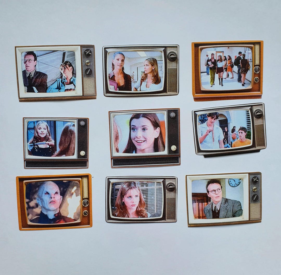 Buffy on the Telly Stickers #1 15 Pack - Etsy