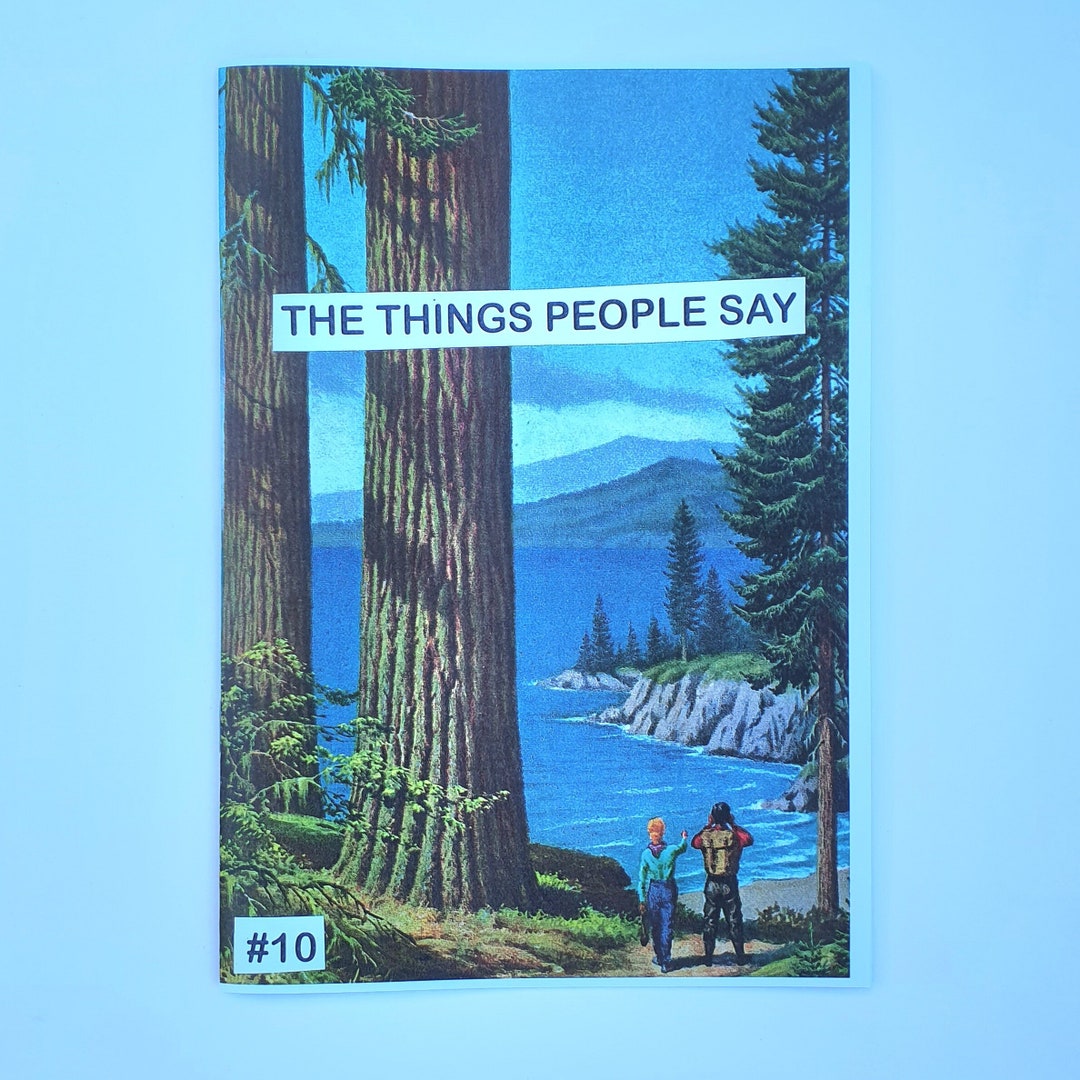 The Things People Say Zine #10 Collage/social Anxiety - Etsy