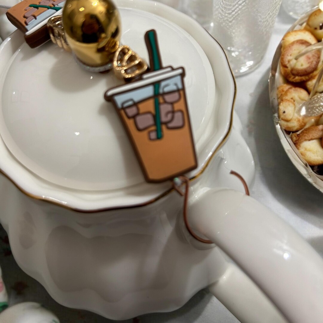 ICED DRINK Teapot Drip-catcher and Lid Holder (with Clasp) - Etsy