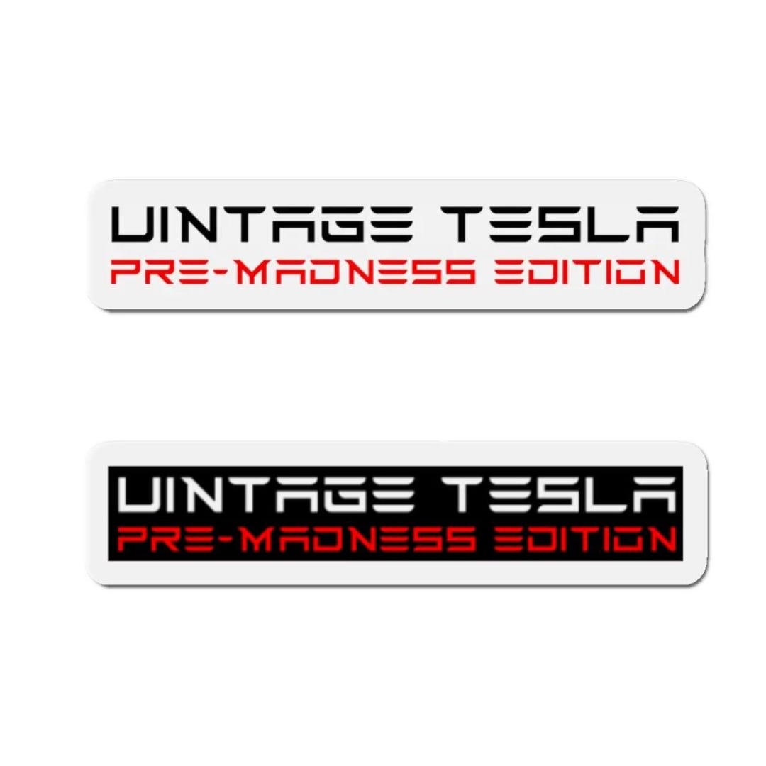 Vintage Tesla Pre-madness Edition Magnet - Retro Style Car Decoration ...