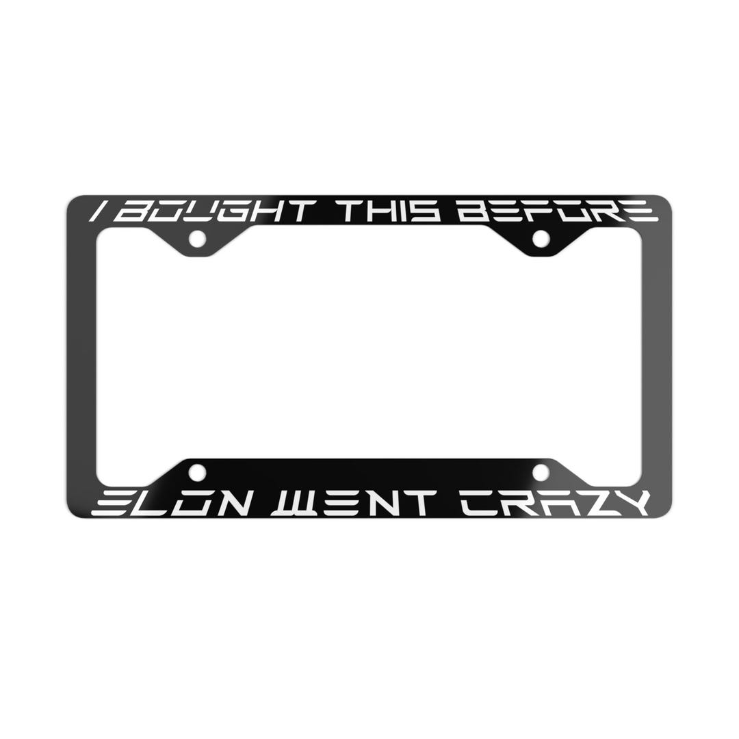 I Bought This Before Elon Went Crazy - 3D Funny Tesla License Plate ...