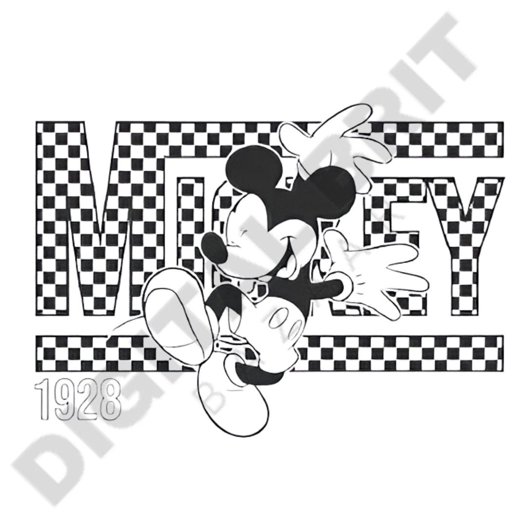 Checkered Mickey Bundle Svg Png, Instant Download Printable Design Svg ...
