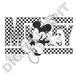Checkered Mickey Bundle Svg Png, Instant Download Printable Design Svg ...
