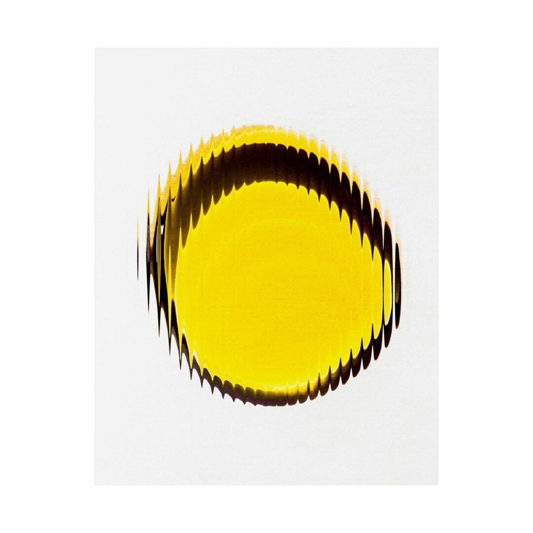 Yellow Object Through Distorted Glass Photography by Okeykat | Premium ...