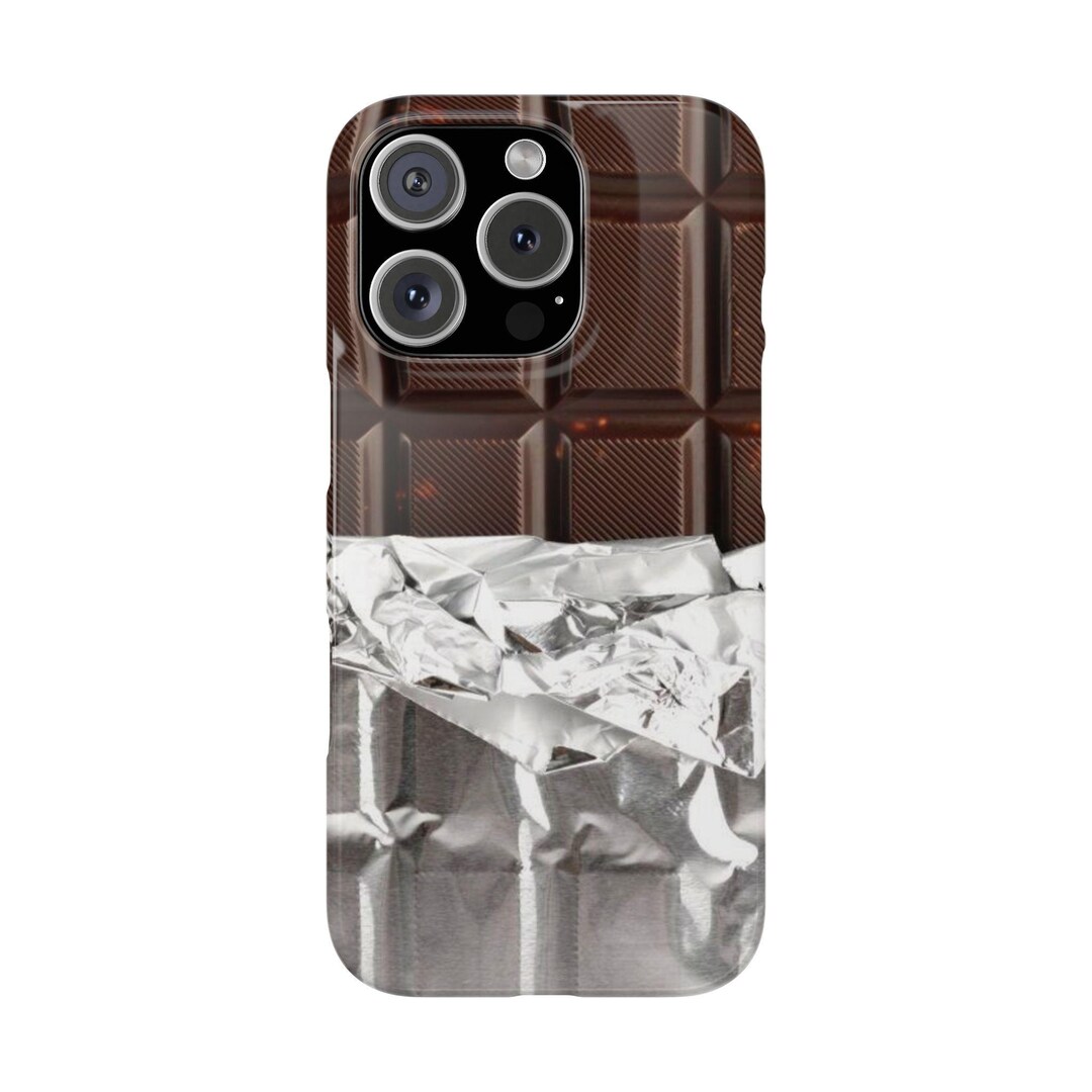 Chocolate Bar With Wrapping Full Colored Slim iPhone Case - Etsy