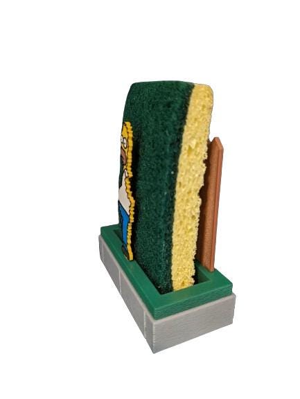 Homer Simpson Sponge Holder – the Simpsons Bush Meme Gift – Premium 3D ...