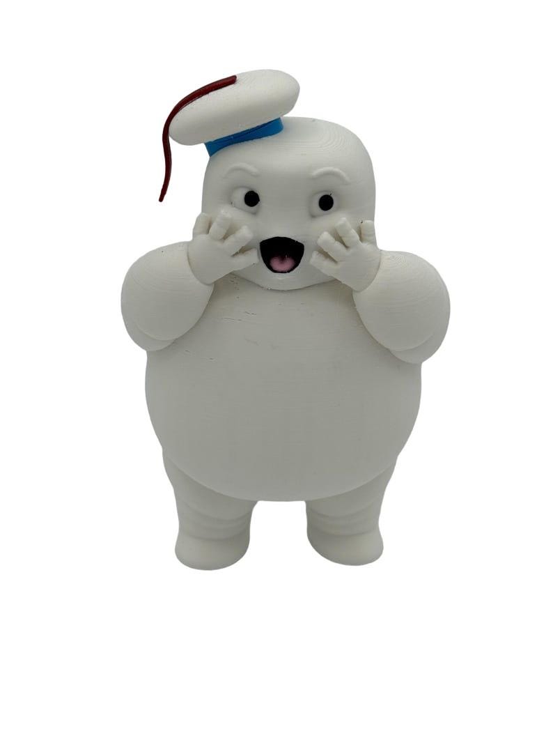 Ghostbusters Stay Puft Mini Figures | 3D Printed Marshmallow Men ...