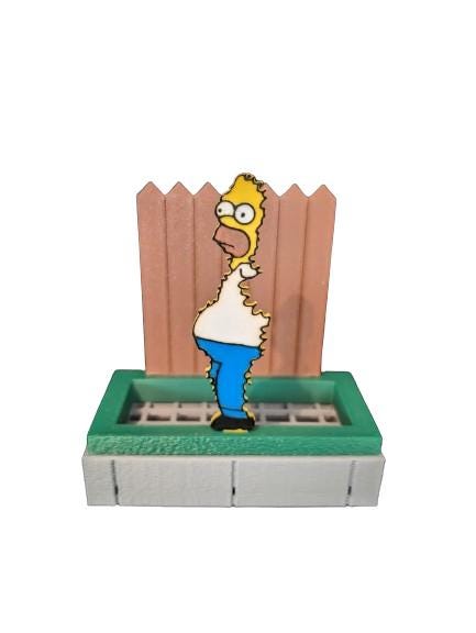 Homer Simpson Sponge Holder – the Simpsons Bush Meme Gift – Premium 3D ...