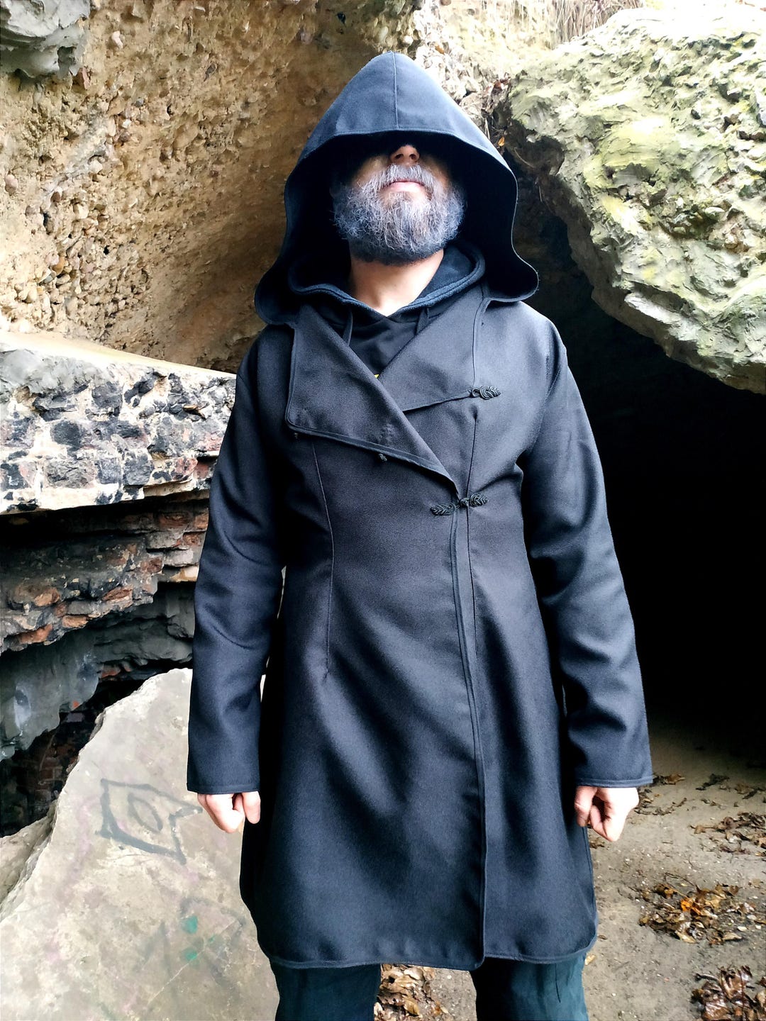 Men Fitted Victorian Cardigan Coat - Etsy