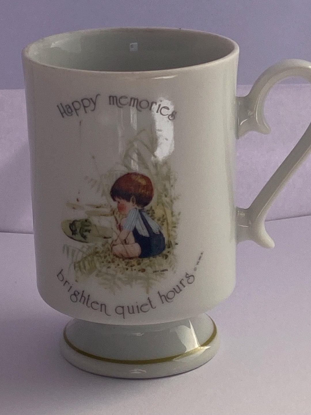 Holly Hobbie Timothy Mug.holly Hobbie Collectible Mug. Happy Memories ...
