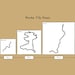 3D Route Tiles | Personalized Hiking, Biking, Running or Driving Map ...