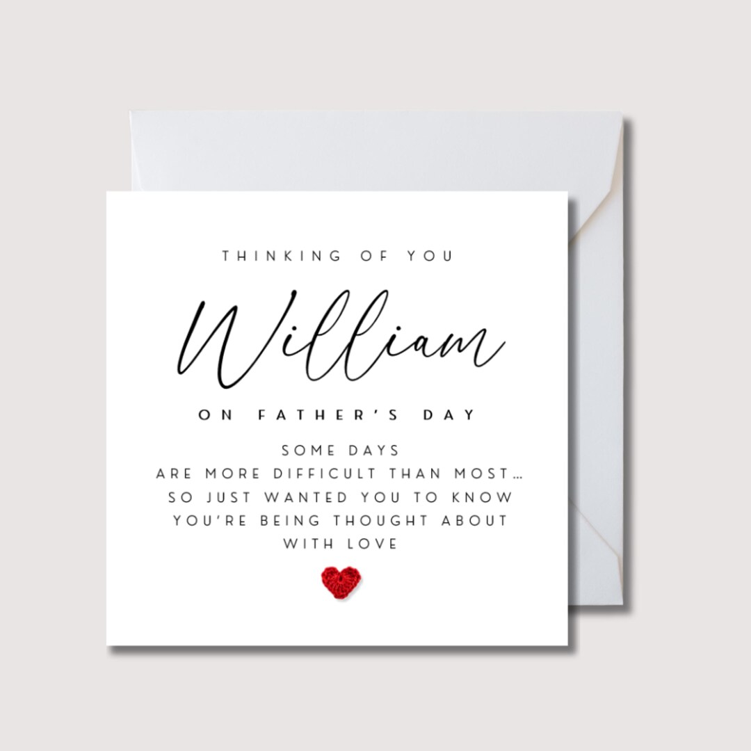 Thinking of You Father's Day Card, Daddy Father's Day Card, Father's ...
