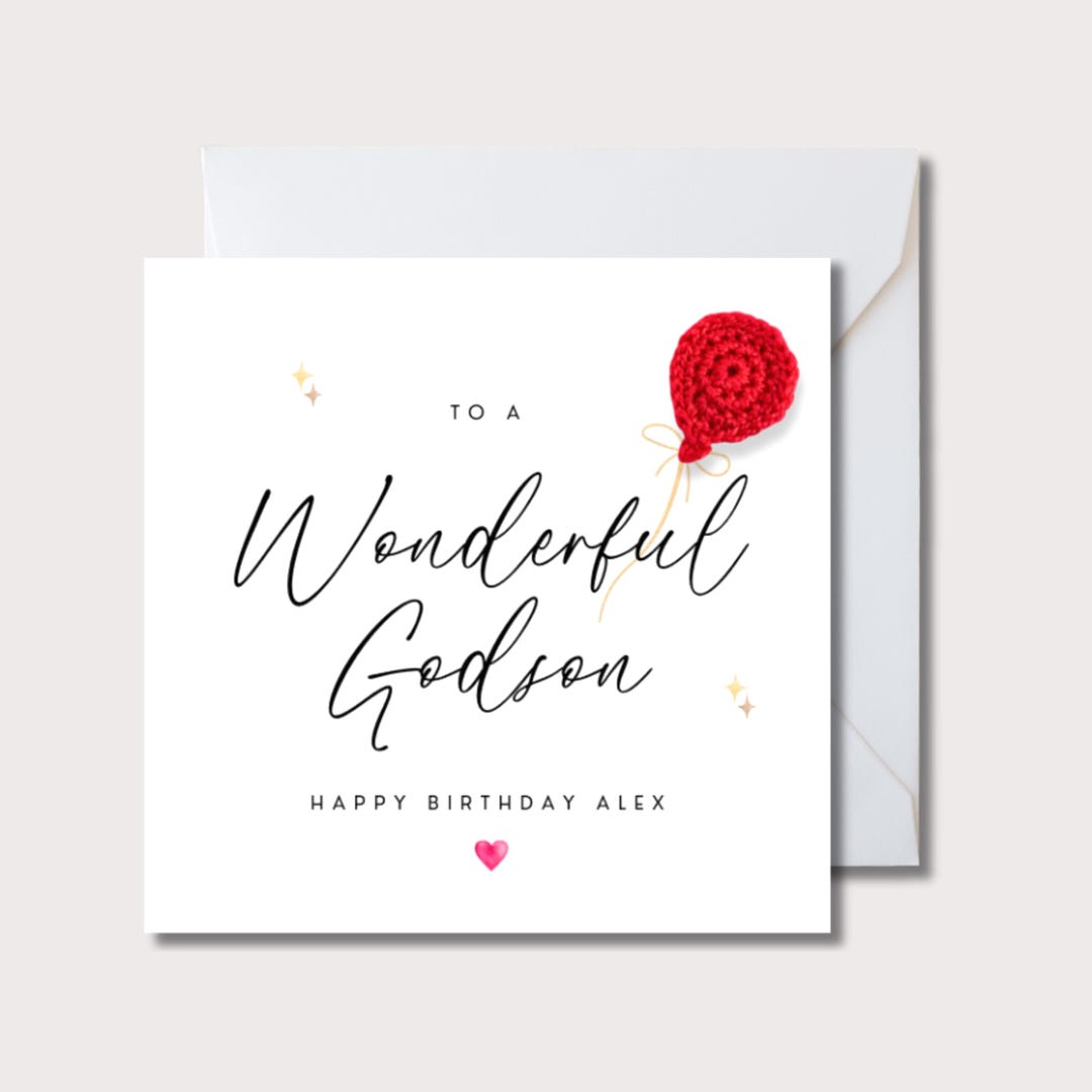 Personalised Godson Birthday Card, Special Godson Birthday Card ...