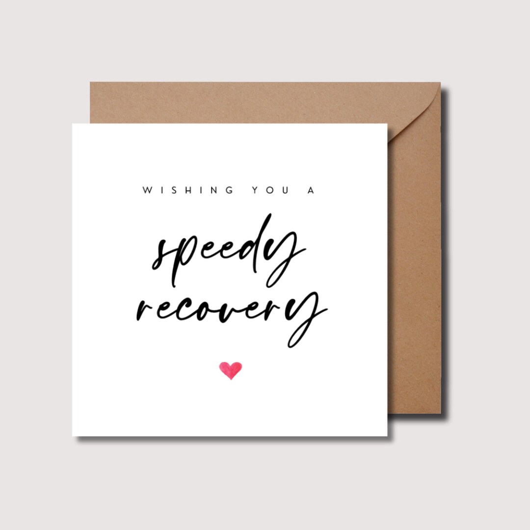 Get Well Soon Card, Thinking of You Card, Hospital Card, Feel Better ...