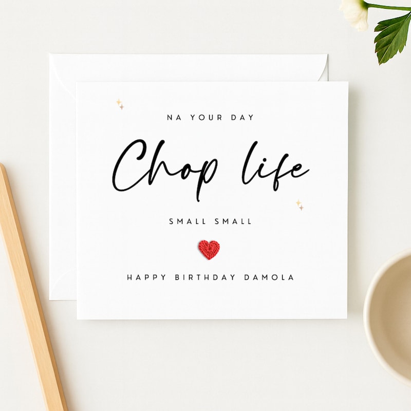Nigerian Birthday Card - Etsy UK