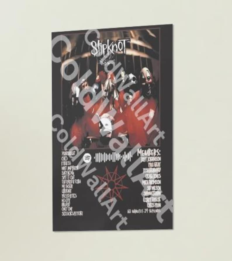 Slipknot Digital Download Poster - Iconic Album Art - High-quality ...
