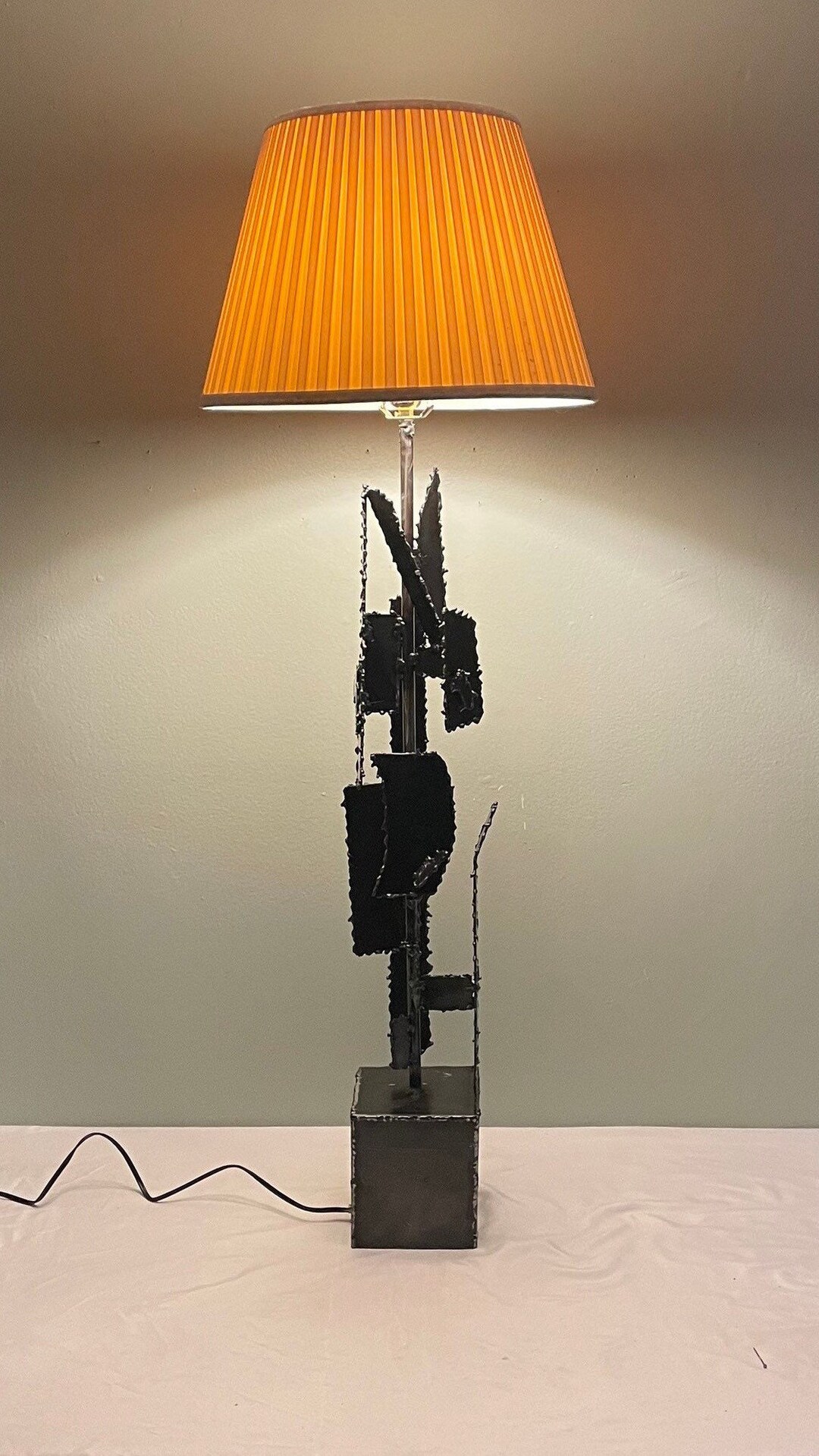 Abstract Brutalist Lamp Sculpture - Etsy