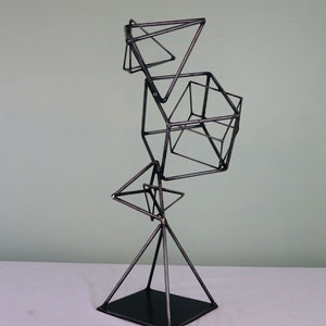 Abstract Metal Box Sculpture - Etsy