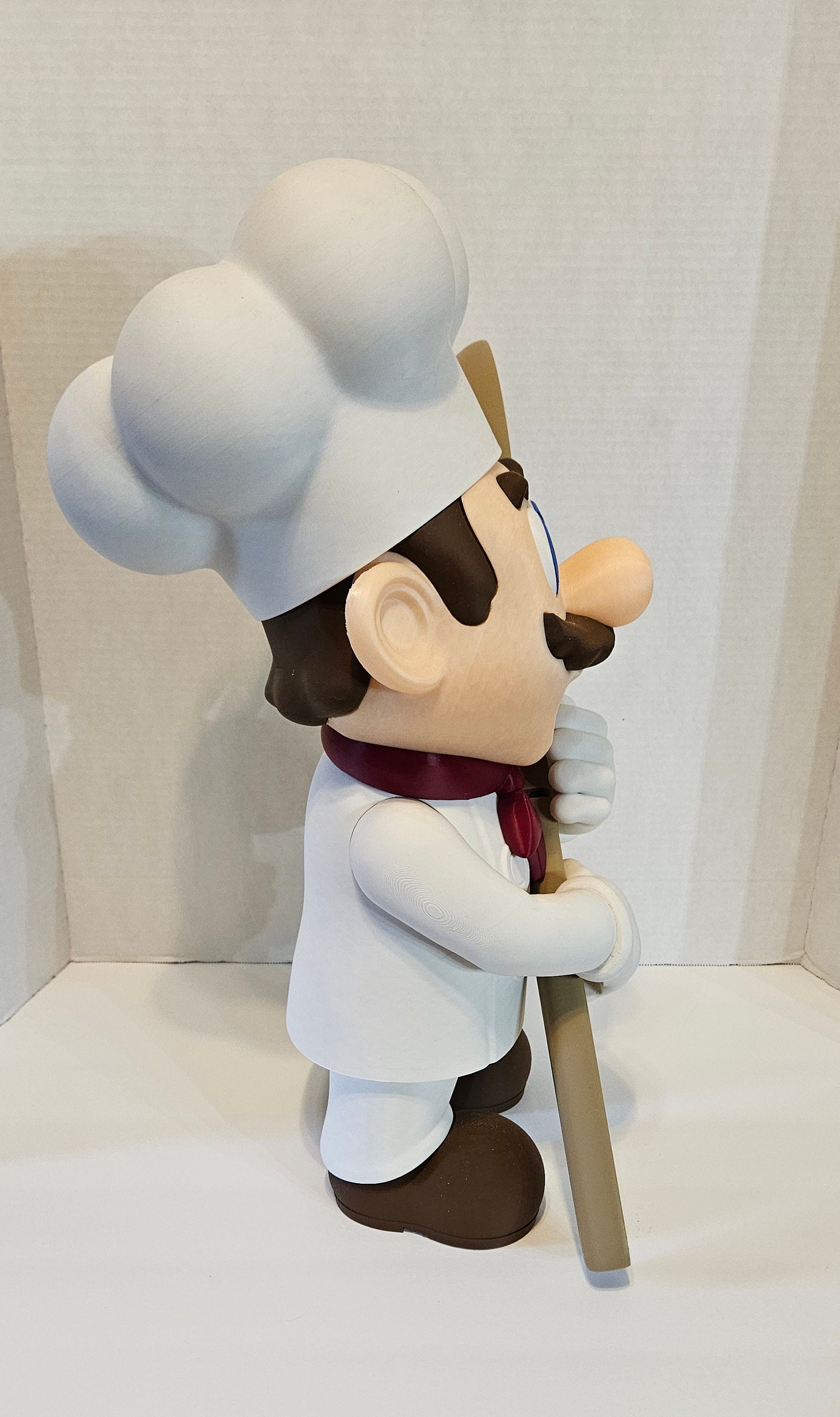 3d Printed 19 Inch Chef Mario Figure - Etsy