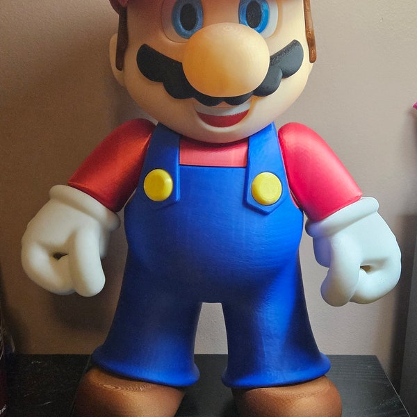 Large Mario Figure - Etsy