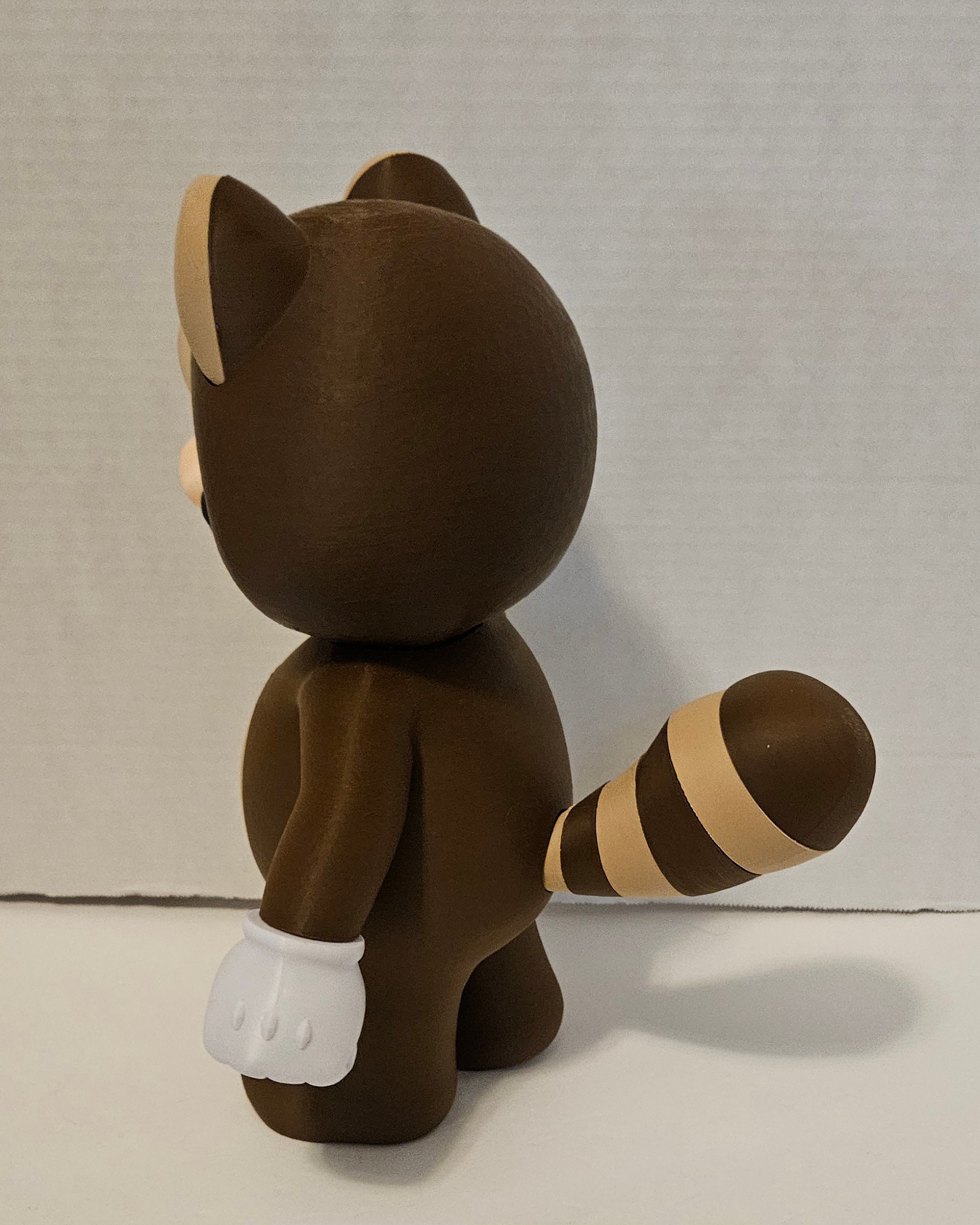 Big 3d Printed 13 Inch Mario Tanooki Racoon Figure - Etsy