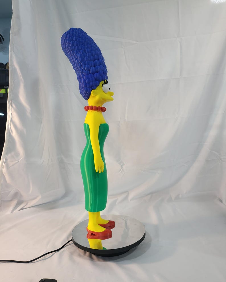 24" Marge Simpson 3D Printed Statue – Full Color Display Figure - Etsy