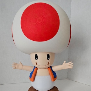 3d Printed Large Todd From Mario Fanart - Etsy