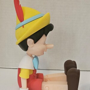 Small 3d Printed Pinocchio With Extending Nose Moveable Arms and Legs ...