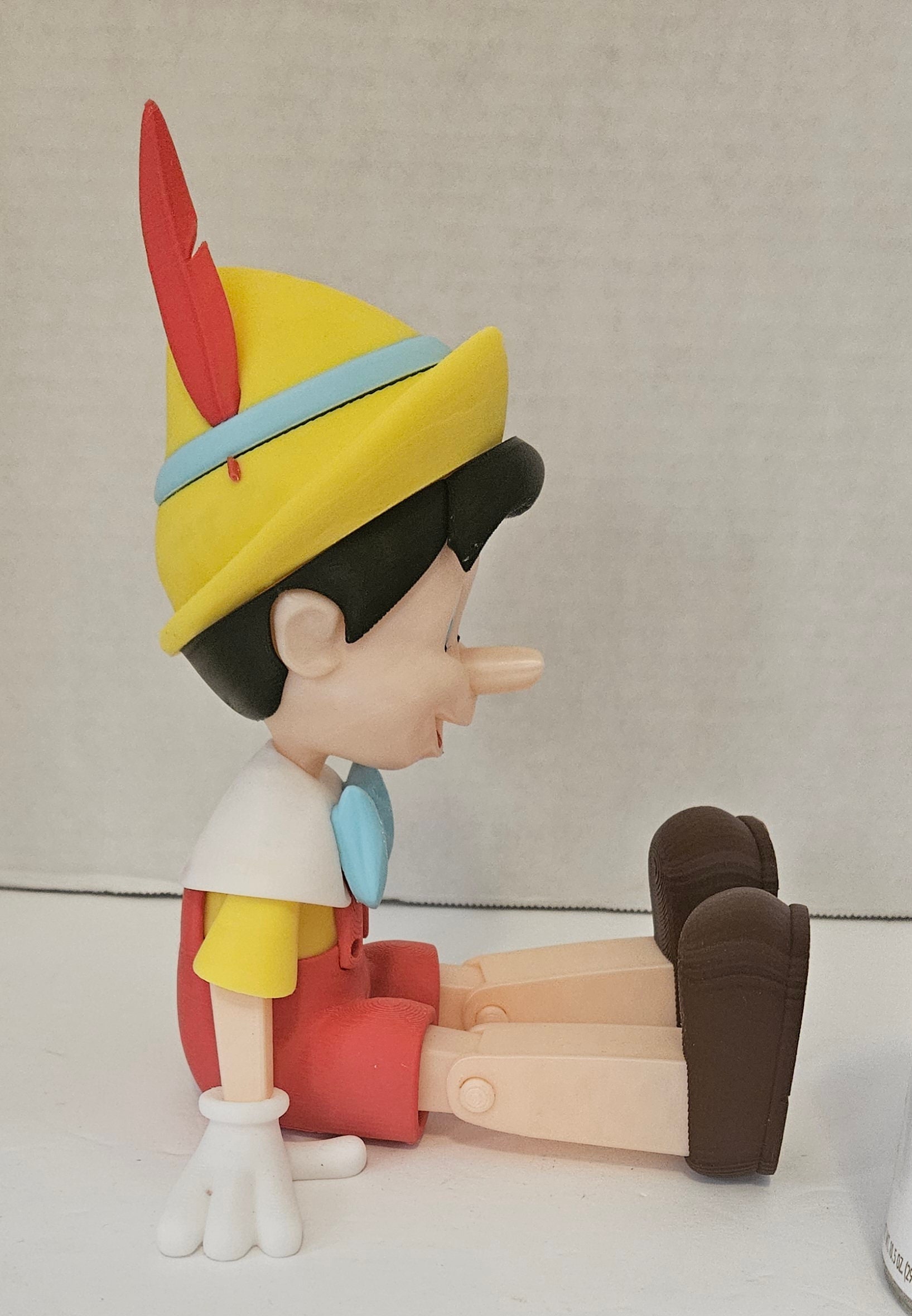 Small 3d Printed Pinocchio With Extending Nose Moveable Arms and Legs ...