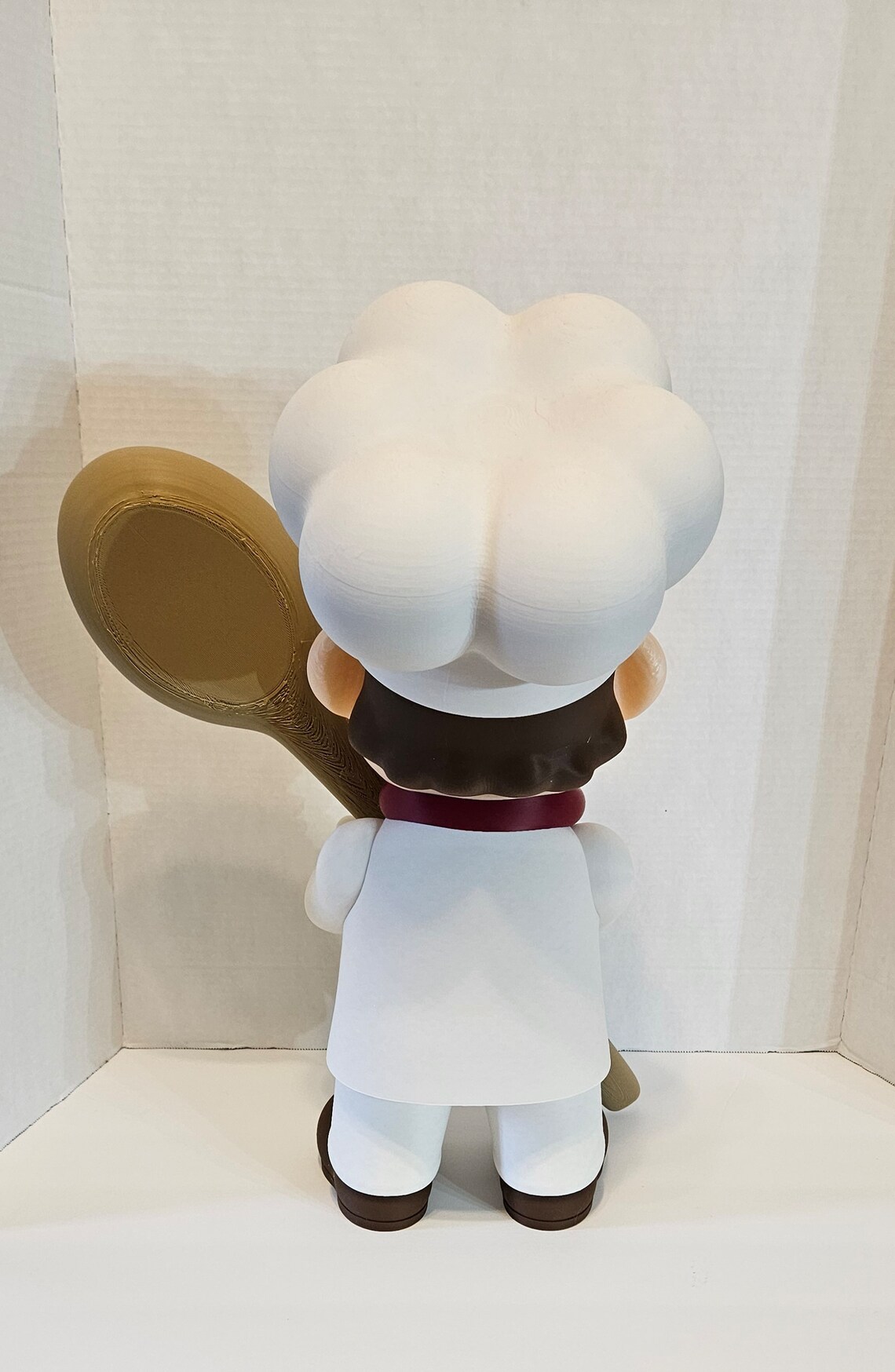 3d Printed 19 Inch Chef Mario Figure - Etsy