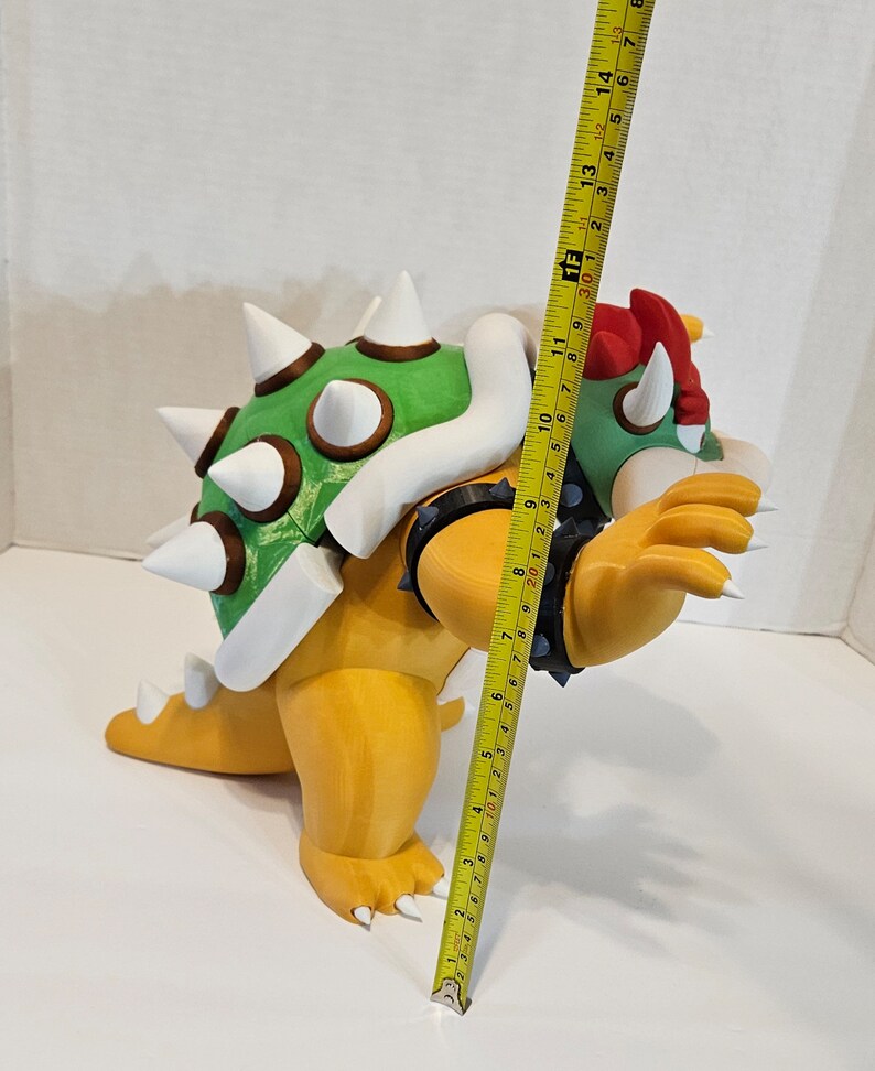 3d Printed Large 13 Inch Bowser Figure - Etsy