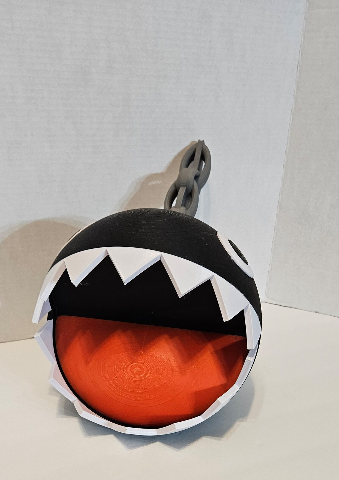 3d Printed Big Chain Chomp Piggy Bank From Mario - Etsy