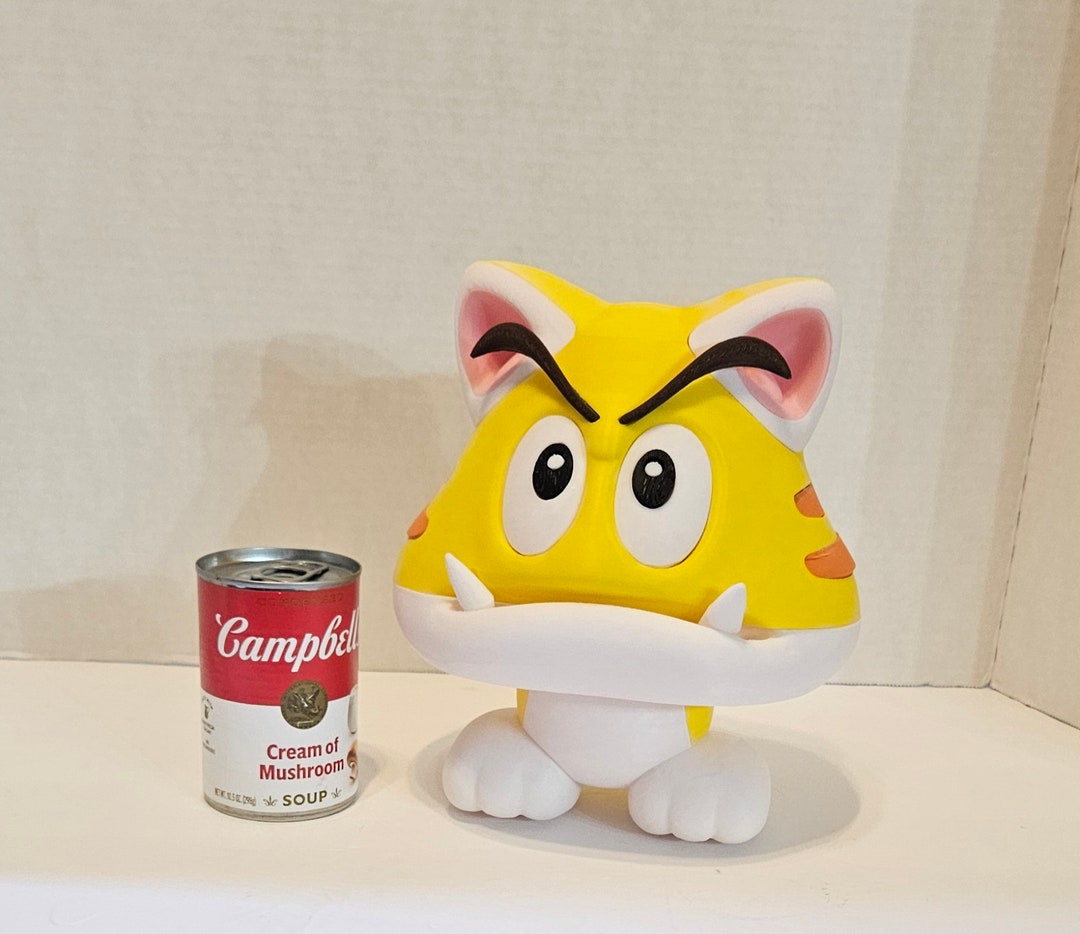 Big 3d Printed Mario Cat Goomba Any Color - Etsy