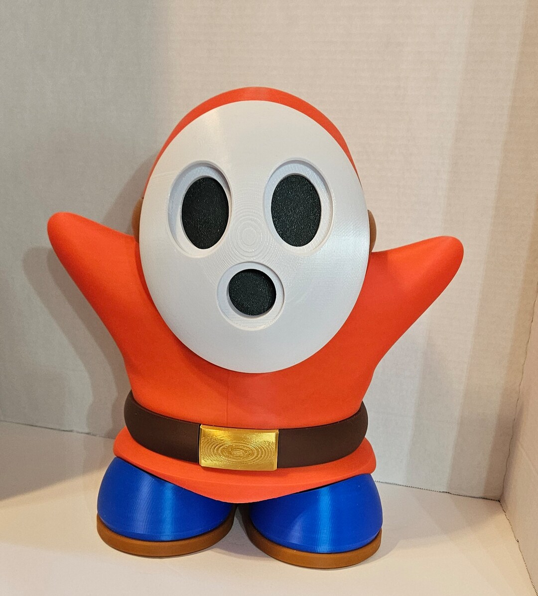 3d Printed Large Shy Guy Figure Storage Collectible Nintendo Super ...
