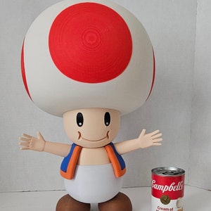 3d Printed Large Todd From Mario Fanart - Etsy