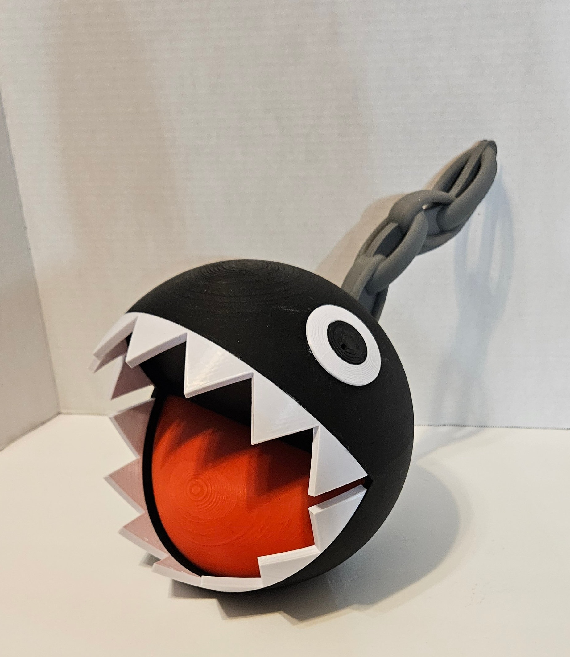 3d Printed Big Chain Chomp Piggy Bank From Mario - Etsy