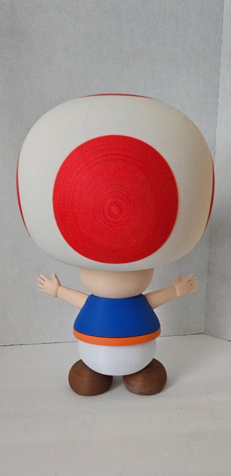 3d Printed Large Todd From Mario Fanart - Etsy