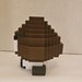 Big 3d Printed Pixelized Goomba From Mario - Etsy