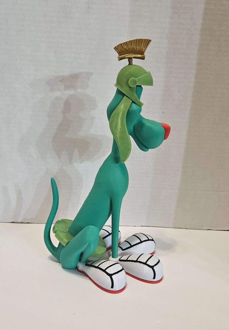 3d Printed Marvin the Martian K-9 Dog Figure - Etsy
